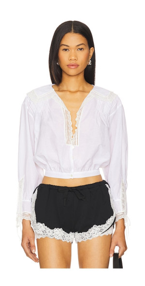 Yuhan Wang - Lace Trimmed Blouse