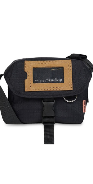 Acne Studios - Women's Mini Post Ripstop Nylon & Suede Messenger Bag