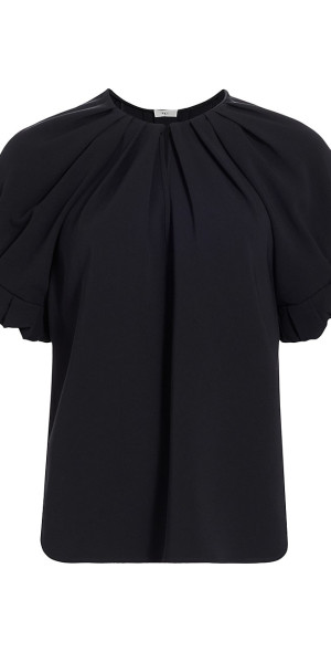 A.L.C. - Women's Carey II Pleated Puff-Sleeve Blouse