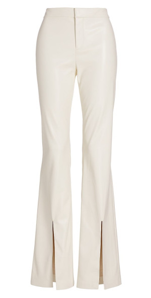Alice + Olivia - Women's Walker Split Vegan Leather Pants