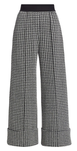 anOnlyChild - Women's Alberta Houndstooth Wide-Leg Pants