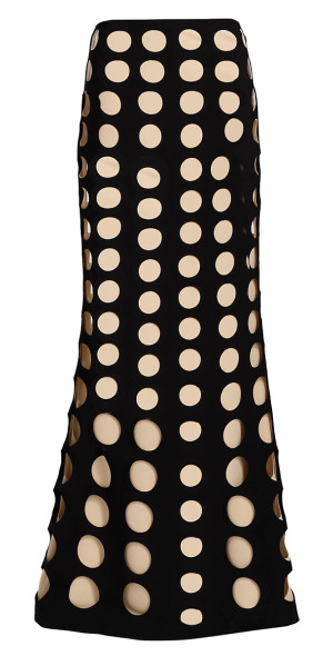 A.W.A.K.E. Mode - Women's Layered Hole Maxi Skirt