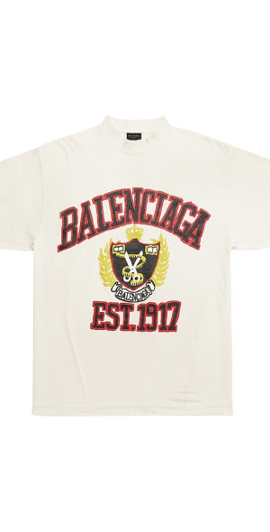 Balenciaga - Diy College T-Shirt Medium Fit