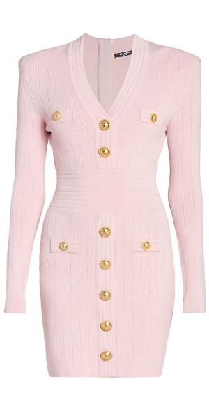 Balmain - Women's Knit Body-Con Minidress