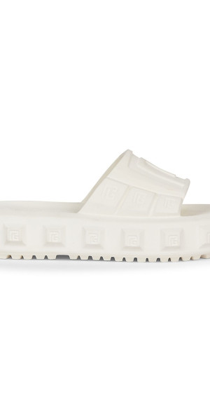 Balmain - Women's Logo-Embossed Pool Slides