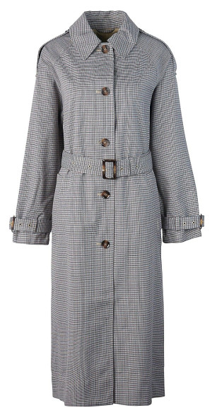 Barbour - Women's Marie Check Showerproof Trench Coat