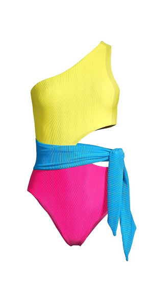 Beach Riot - Women's Carlie Colorblocked One-Piece Swimsuit