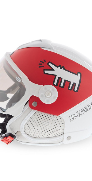 Bomber Ski - Haring Red Dog Helmet