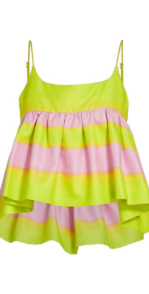 Brandon Maxwell - Women's Peplum Cropped Top