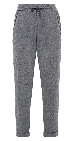 Brunello Cucinelli - Women's Cotton and Silk Interlock Trousers