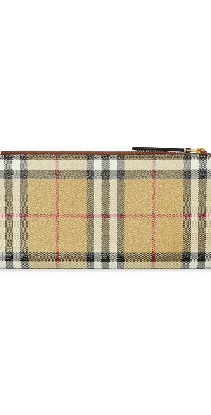 Burberry - Women's Check Large Bifold Wallet