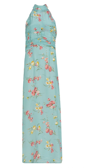 byTiMo - Women's Floral Halter Neck Maxi Dress