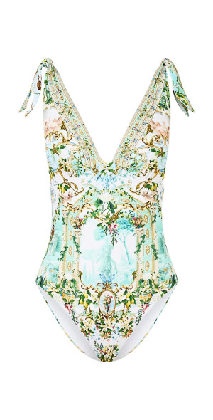 Camilla - Women's x White Lotus Tri-Tie One-Piece Swimsuit