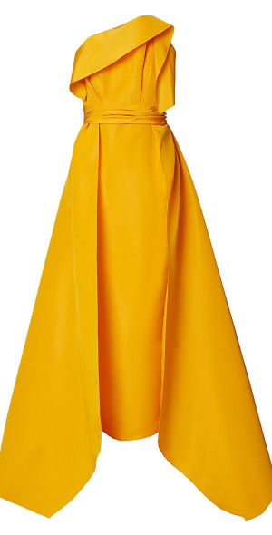 Carolina Herrera - Women's Fan Pleat Column Gown