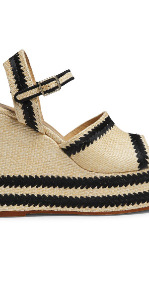 Castañer - Women's Fortuna Raffia Wedge Sandals