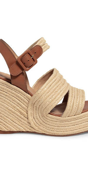 Castañer - Women's Java Raffia Platform Wedges