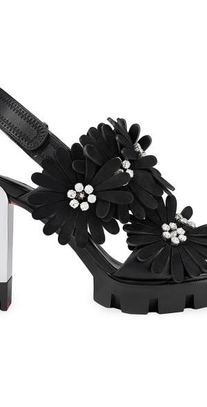 Christian Louboutin - Women's Floralou 100MM Lug Sole Sandals