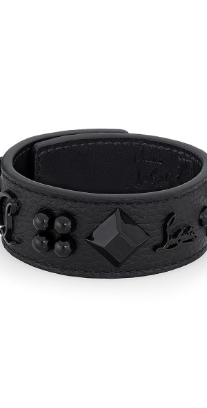 Christian Louboutin - Women's Paloma Spiked Leather Cuff Bracelet