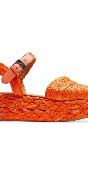 Clergerie - Women's Aida Raffia Flatform Sandals Clergerie - Women's Aida Raffia Flatform Sandals