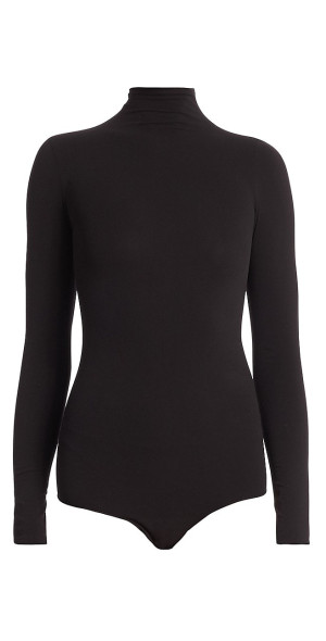 Commando - Women's Ballet Mockneck Long-Sleeve Bodysuit