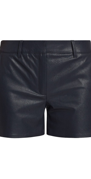 Commando - Women's Faux-Leather Tailored Shorts