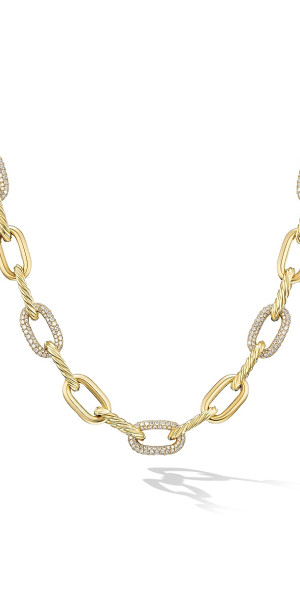 David Yurman - Women's DY Madison Chain Necklace in 18K Yellow Gold ...