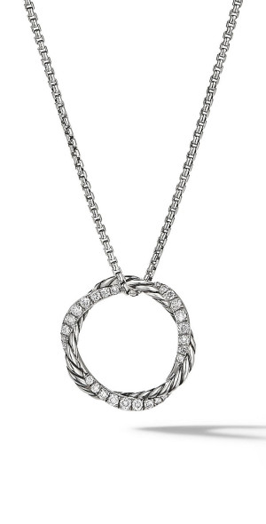 David Yurman - Women's Petite Infinity Pendant Necklace with Pavé Diamonds