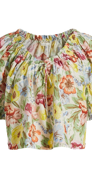 DÔEN - Women's Inez Floral Cotton Top