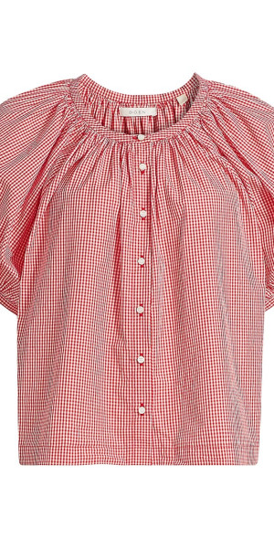 DÔEN - Women's June Gingham Cotton Top