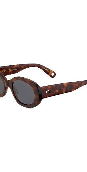 Elisa Johnson - Women's Lyna 52MM Tortoiseshell Sunglasses