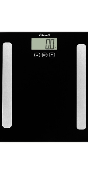 Escali - Glass Body Analyzing Bathroom Scale