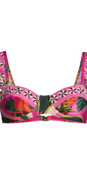 Farm Rio - Women's Leopard Forest Underwire Bikini Top