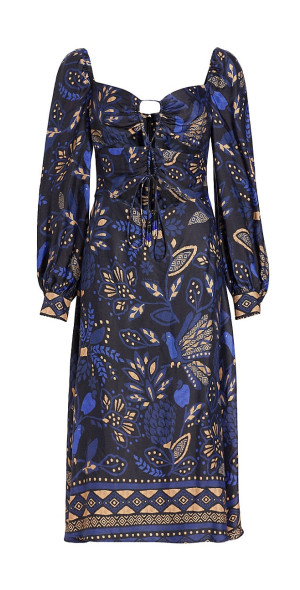 Farm Rio - Women's Macaw Forest Cutout Midi-Dress