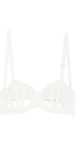Fleur du Mal - Women's Bella Embroidered Cut-Out Balconette Bra