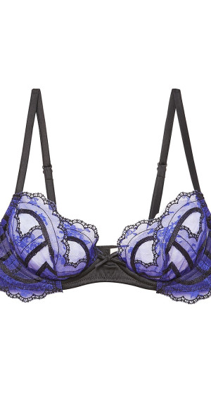 Fleur du Mal - Women's Hendrix Lace Demi Underwire Bra