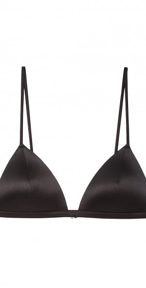 Fleur du Mal - Women's Silk-Blend Wireless Triangle Bra