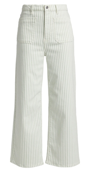 Frame - Women's The Anchor Striped Crop Pants