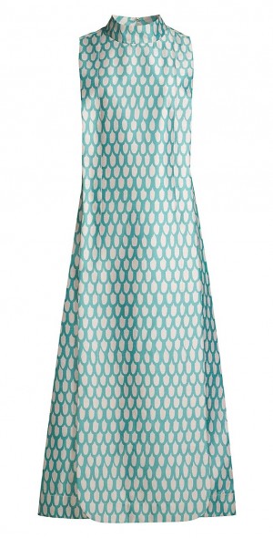 Frances Valentine - Women's Carlyle Loop-Print Satin Midi-Dress