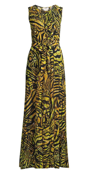 Fuzzi - Women's Abito Lungo Printed Maxi Dress