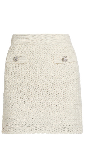 Generation Love - Women's Emilia Crochet Miniskirt