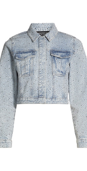Generation Love - Women's Leona Crystal Denim Jacket