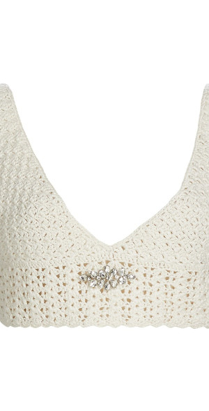 Generation Love - Women's Lia Crystal-Embellished Crochet Bralette