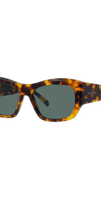 Givenchy - 4Gem Rectangular Sunglasses in Shiny Palladium /Smoke at Nordstrom