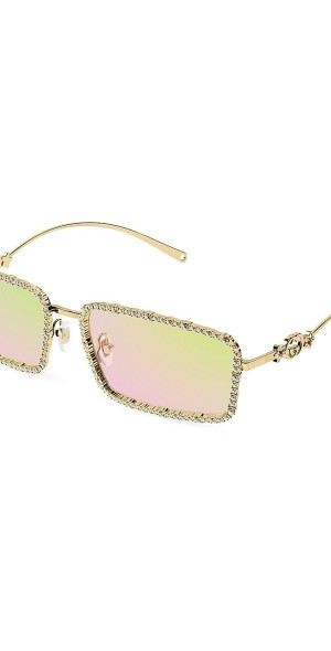 Gucci - Women's Bling Bling 58MM Rectangular Sunglasses