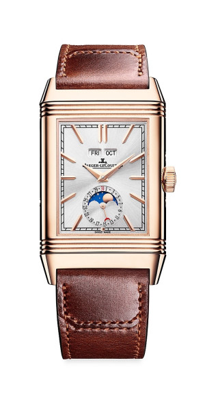 Jaeger-LeCoultre - Reverso Tribute 18K Rose Gold & Leather Reversible Watch