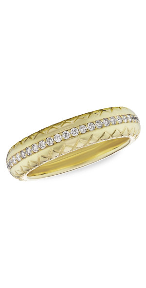 Jenna Blake - Women's 18K Yellow Gold & Diamond Snake Band Ring