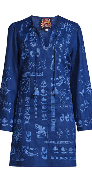 Johnny Was - Women's Acantha Embroidered Linen Dress