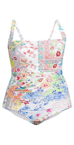 Johnny Was - Women's Paula Ruched One-Piece Swimsuit