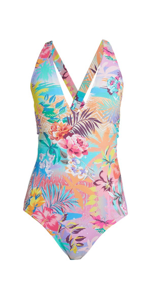 Johnny Was - Women's Zeru Cross-Back One-Piece Swimsuit