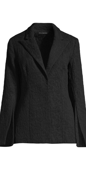 Josie Natori - Women's Textured Split Sleeve Blazer